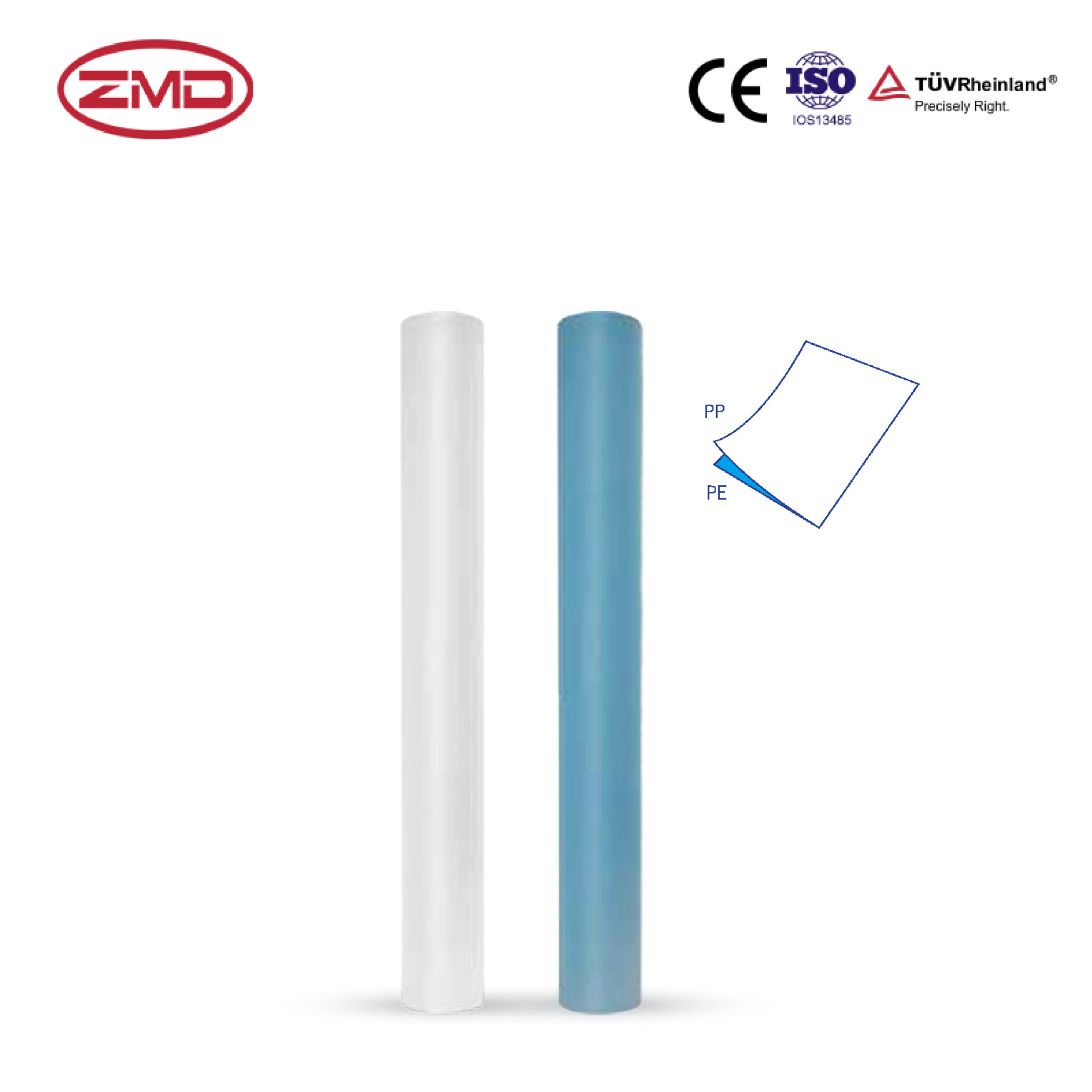 4-Ply Paper + 1-Ply Film Disposable Examination Sheet Roll (Crepe Paper ...
